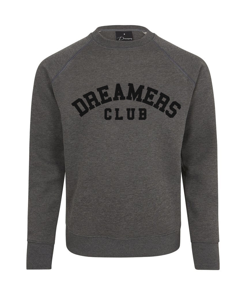 Dreamers Club Crewneck grey with black – The Dreamers Club